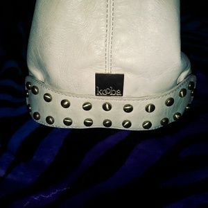Kooba | Bags | Kooba Ivory Leather Studded Handbag | Poshmark